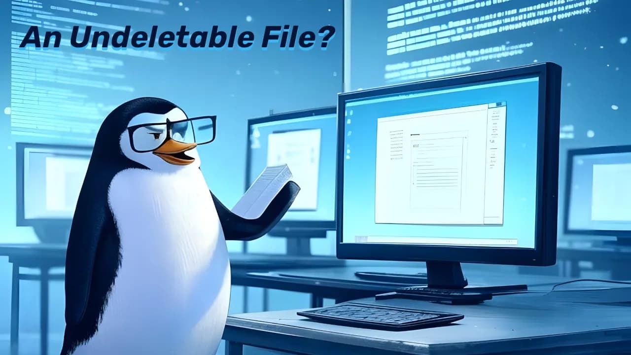 Linux File Attributes Create An Undeletable File Furkan Baytekin